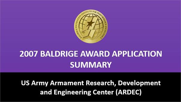 Baldrige Resource Center - Institute for Performance Excellence