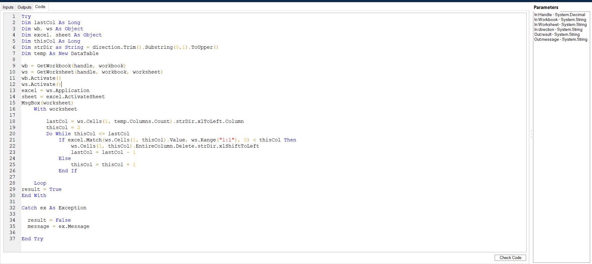 Duplicate Column Names Are Values In The Excel File Blue Prism Product