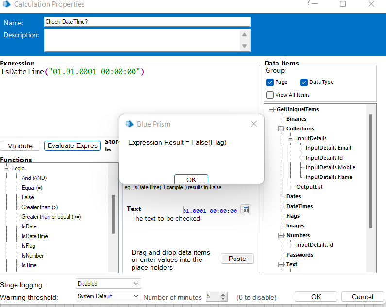 How To Check If DateTime Is Empty Blue Prism Product
