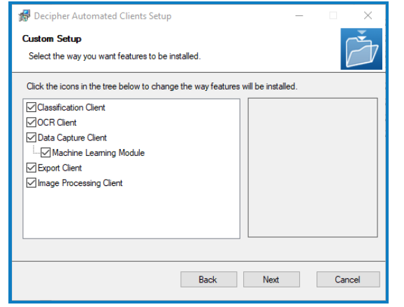 Decipher Classification Model Blue Prism Product