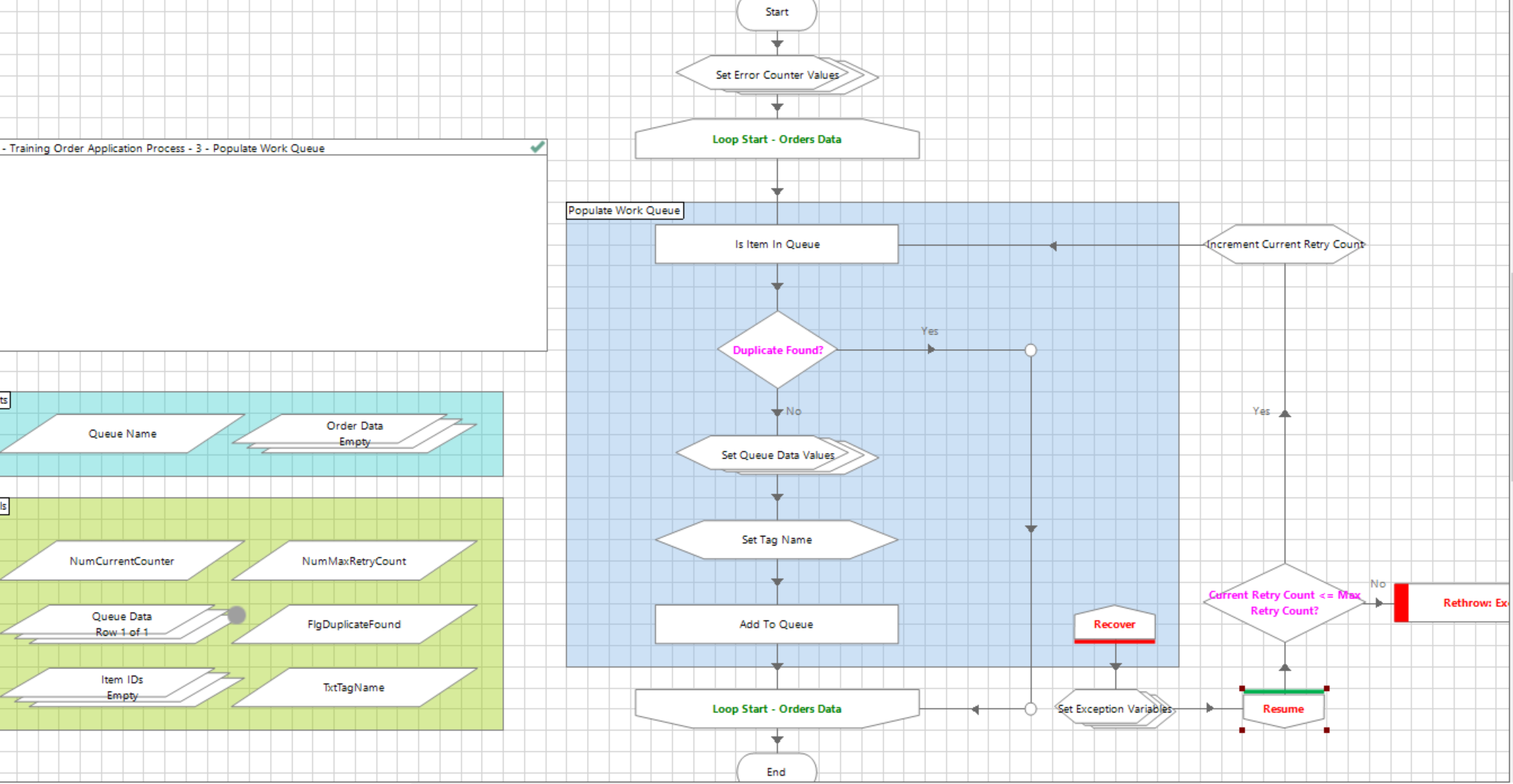 How to store and access all marked completed items in queue | Blue Prism Product
