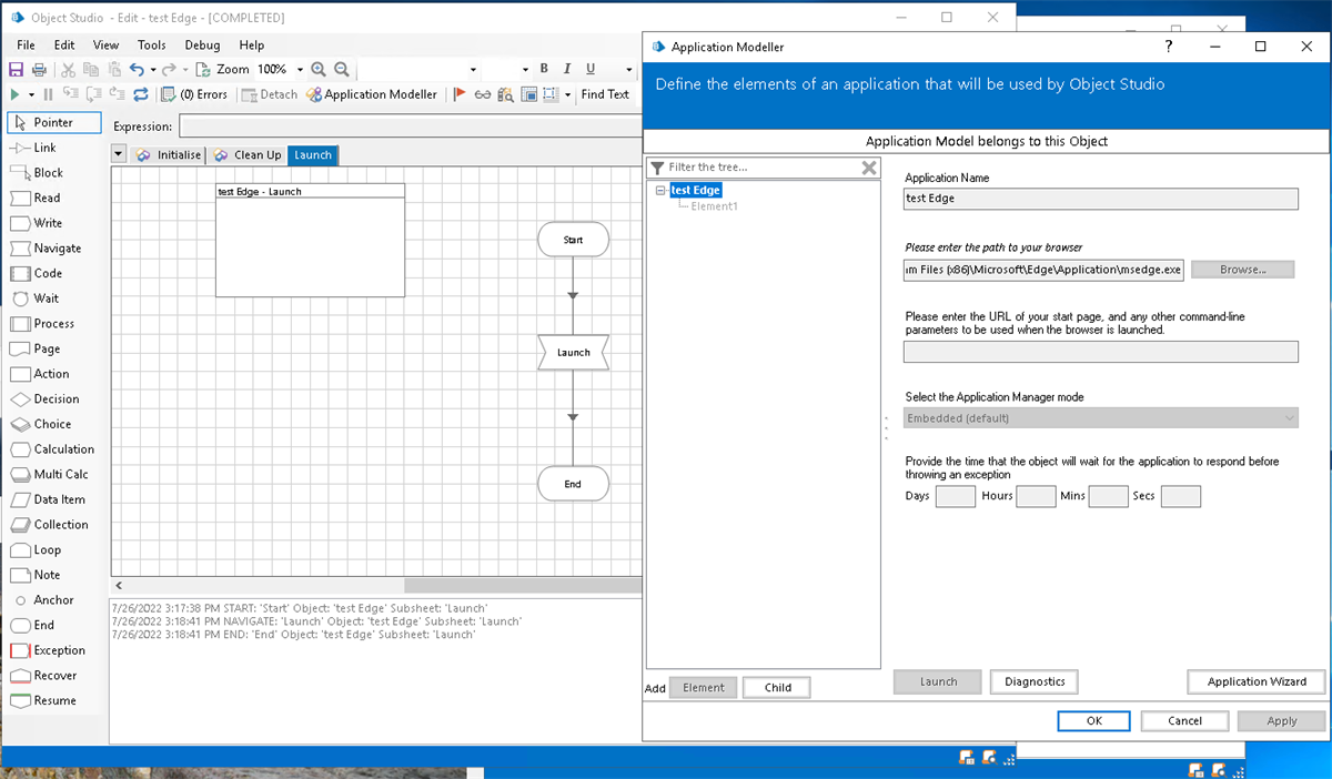 Slow Edge Launch times | Blue Prism Product