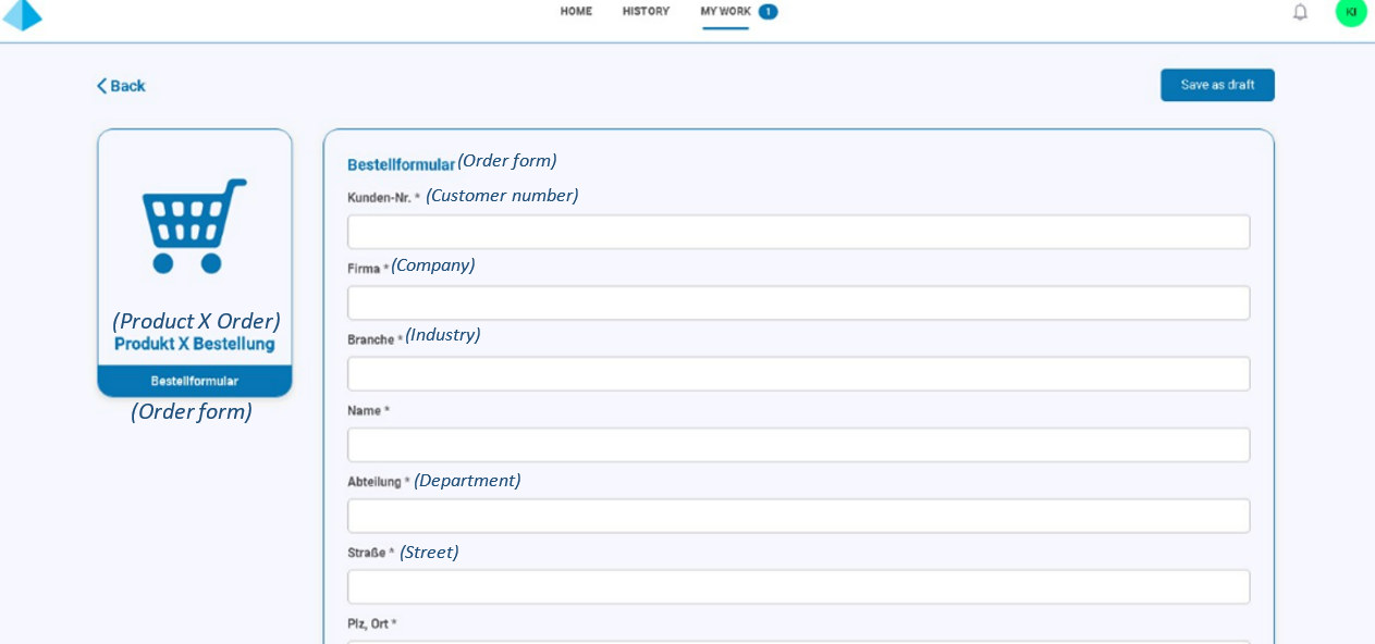 Blue Prism Interact - Application example
