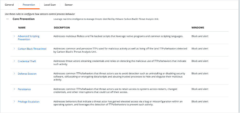 Announcing Core Prevention Updates for Endpoint Standard | Endpoint ...
