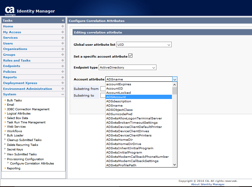 It is possible to map sAMAccountName in Active Directory account ...