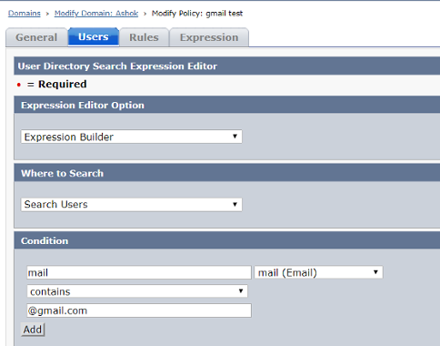 Validate an attribute from header to redirect to different uri | Symantec Access Management