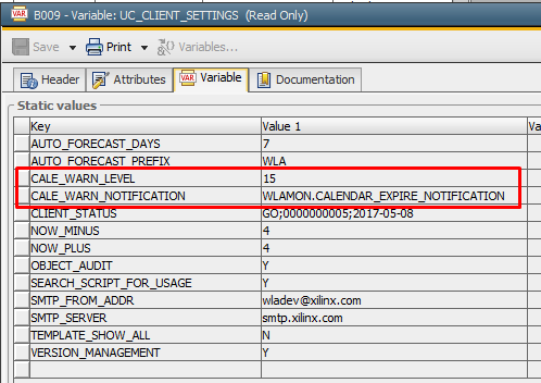 What Table in Automic DB contains a JSCH(Schedule) Calendar details | Automic Workload Automation