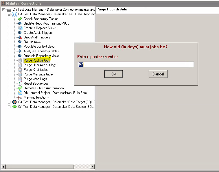 CA TDM Portal - Submitted Requests Limit | Test Data Manager