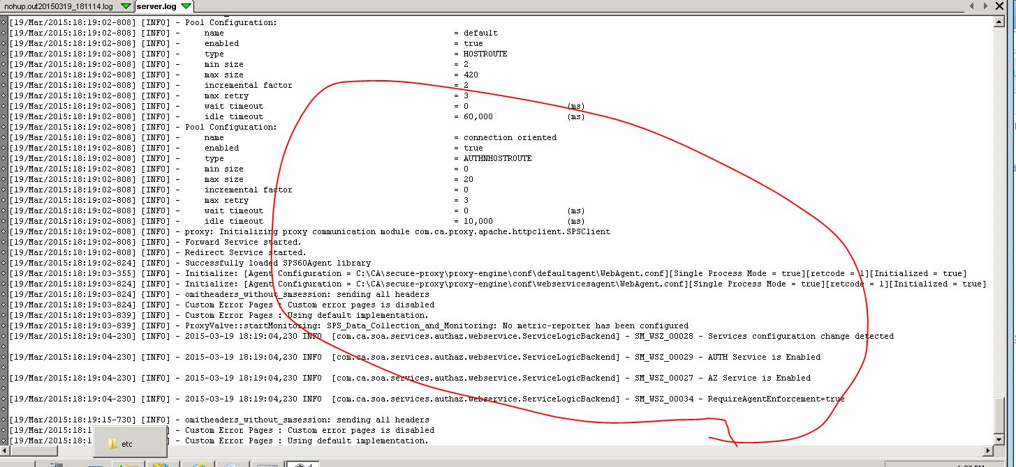 SPS configuration for Web Services | Symantec Access Management