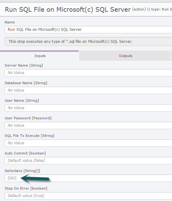Incorrect Syntax Near On While Executing Sql Script Release Automation