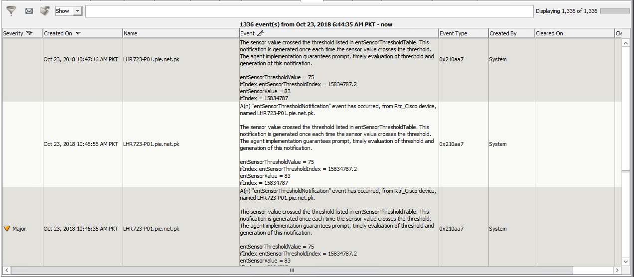 How to use Notification Events as Alarms Generation and clearance | DX NetOps