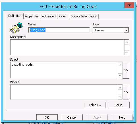 Adding a object to the derived universe in BOXI 4.1 | CA Service Management