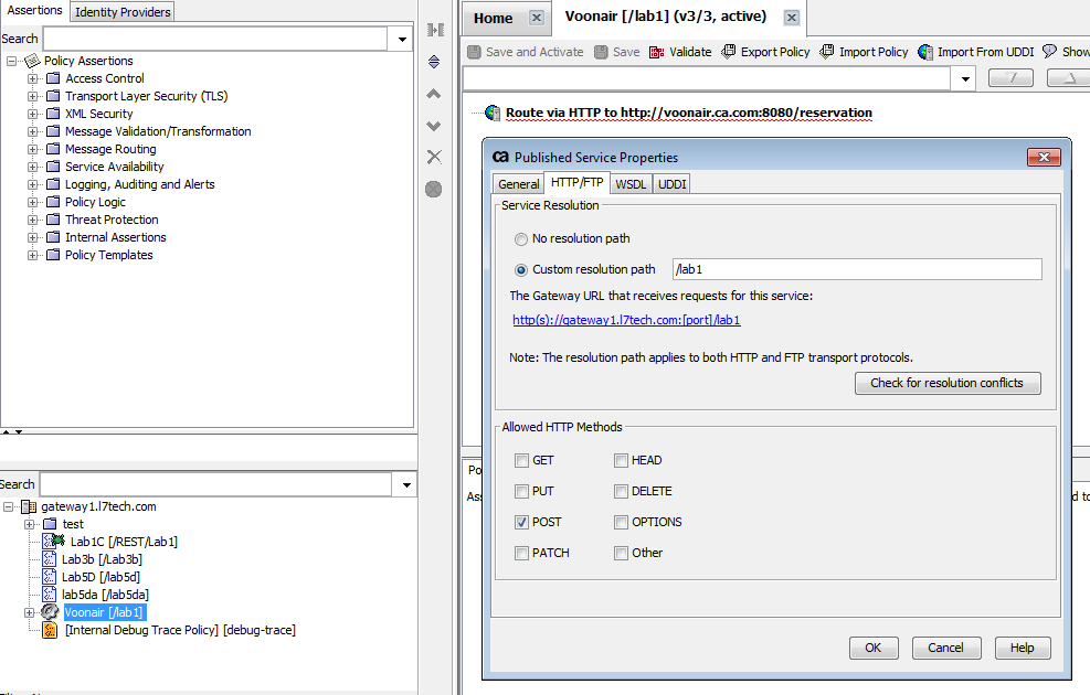 Getting Policy Falsified error | Layer7 API Management