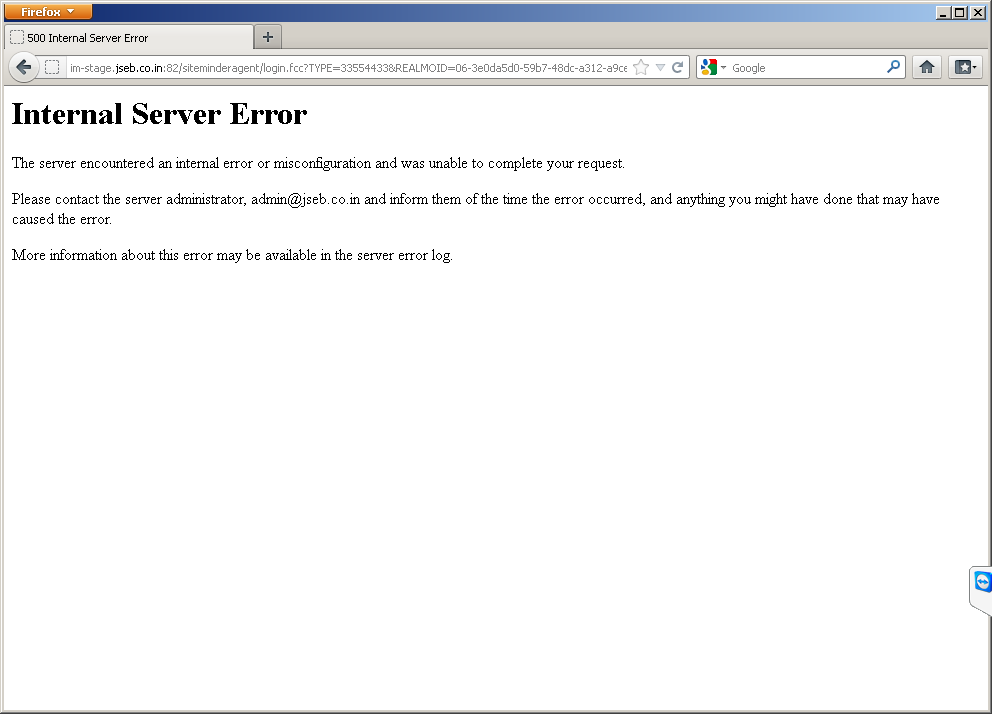 identity manager user console not working | Symantec IGA