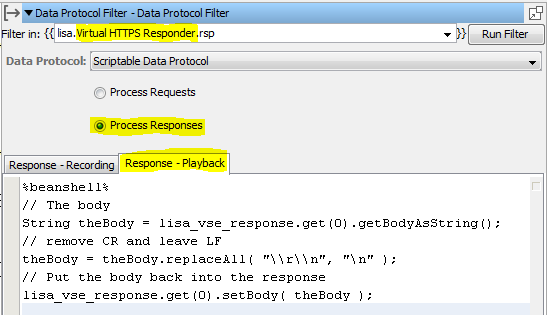 How To Change CRLF To LF Line Code VSI Service Virtualization