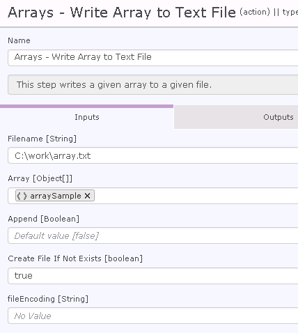 Write parameters values to a file | Release Automation