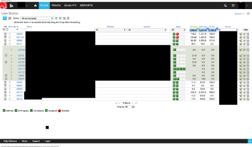 How can filter the User Stories view to exclude accepted user stories ...