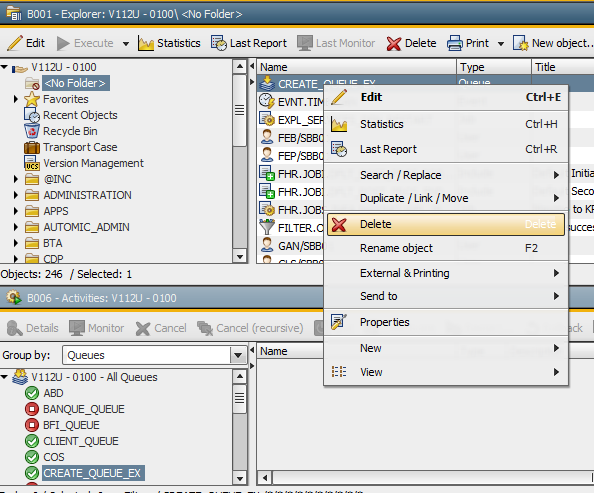 How To Create And Delete Queues Automic Workload Automation