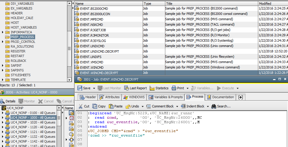 FTPJOB (RAFTP) and connection password | Automic Workload Automation