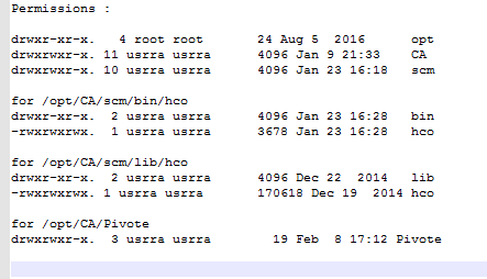 Unable to execute hco - permission denied | Harvest