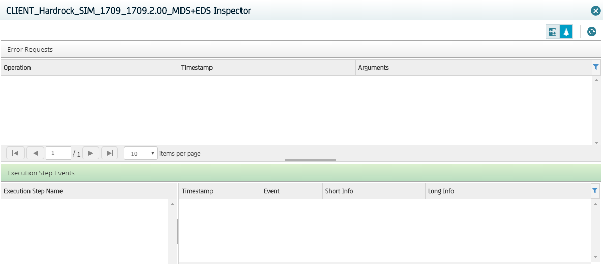 Error message | Service Virtualization