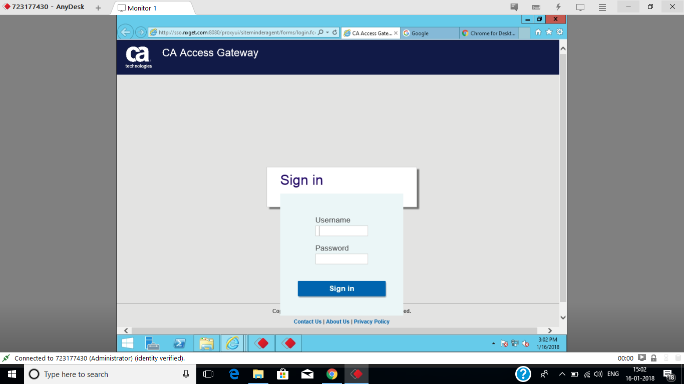 CA Access Gateway Configuration Error | Symantec Access Management
