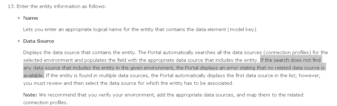 Issue in creating Test data model using TDM portal | Test Data Manager