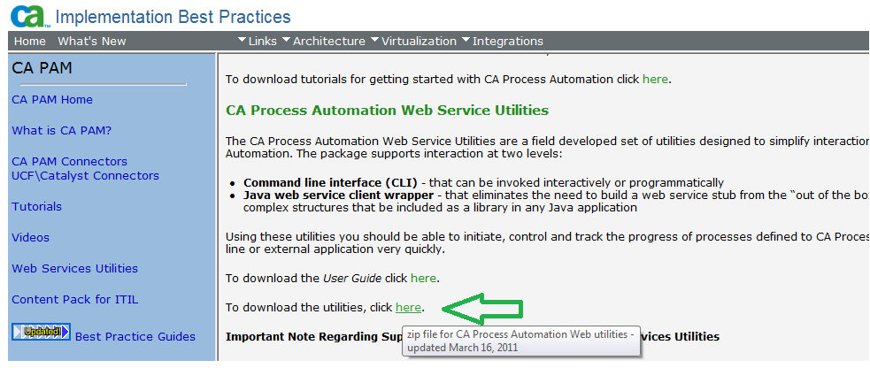 Where to get the Web Service Utilities and call HTTPS Web Services | IT Process Automation