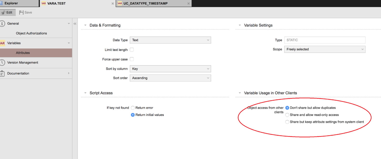 U04006608 The name 'UC_CUSTOM_ATTRIBUTES' is reserved for a ...