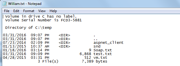 REGISTER_OUTPUTFILE Not working when there are spaces in the path | Automic Workload Automation