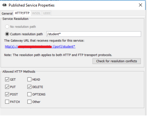 Publish localhost API | Layer7 API Management