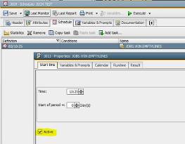 Set Objects in a Schedule to INACTIVE automatically | Automic Workload Automation