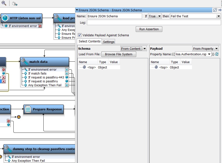 Swagger schema validation in LISA | Service Virtualization