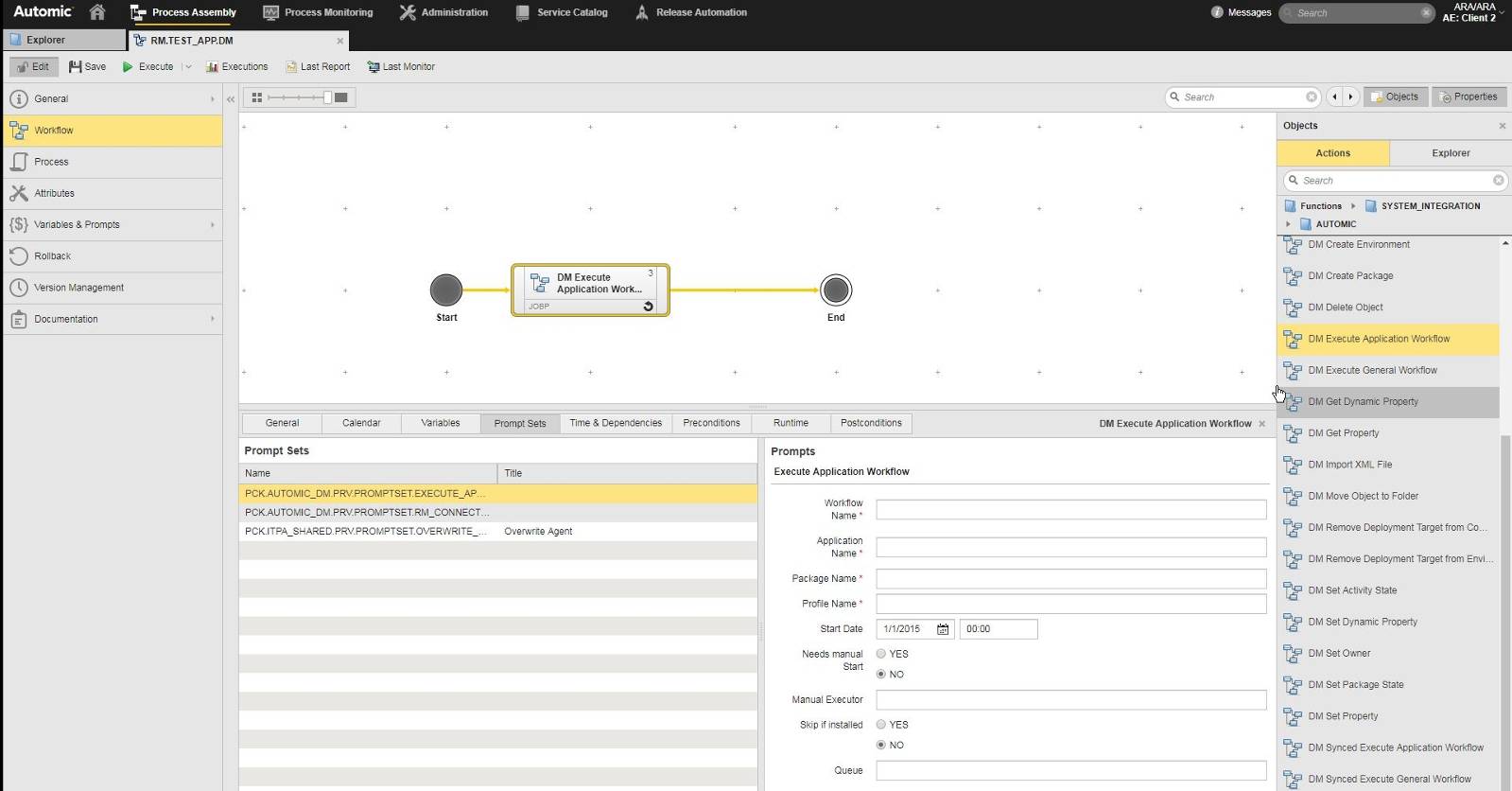 Trigger main workflow iteratively | Automic Continuous Delivery Automation