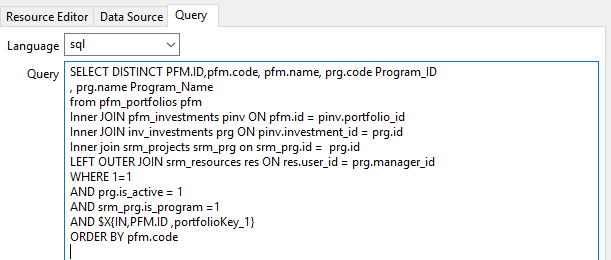 Jaspersoft Cascade Input control displays only one row | Clarity