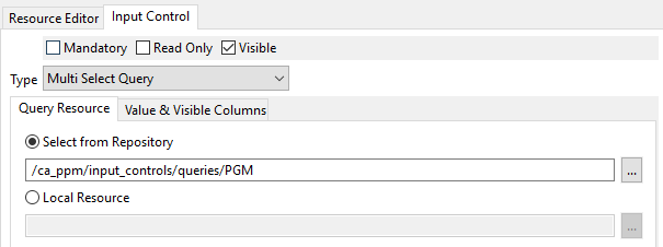 Jaspersoft Cascade Input control displays only one row | Clarity