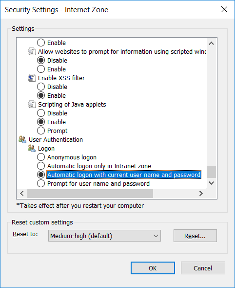 Different IWA Auth Scheme for Internal and EXternal Users | Symantec ...