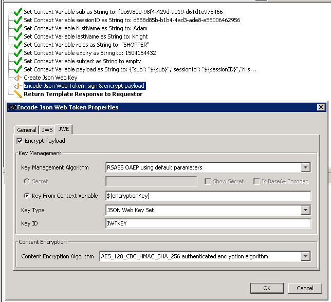 Implement encryption of request payload | Layer7 API Management