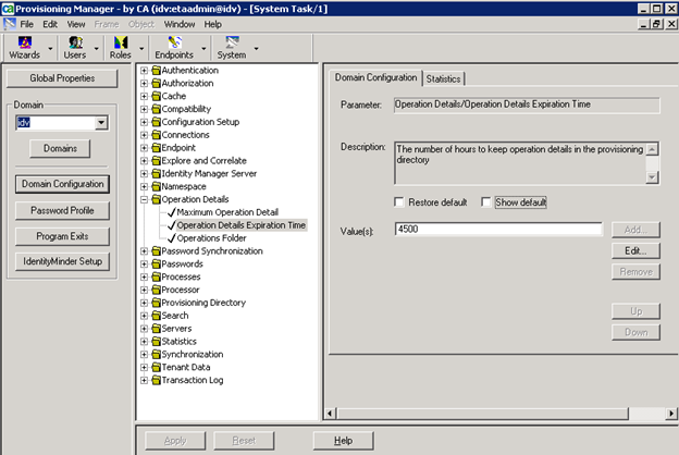 Performance Notes for CA Identity Manager (IM) | Symantec IGA