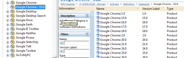 Is there a query to find old version Firefox Mozilla or Google Chrome ...