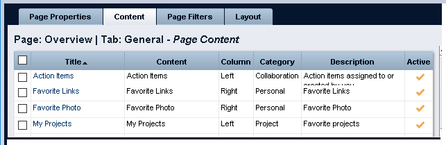 Unable to search custom portlet from portlet page | Clarity