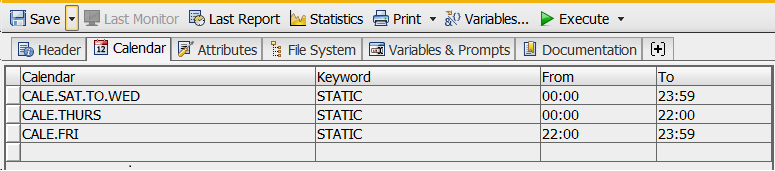 How to create processing window schedule | Automic Workload Automation