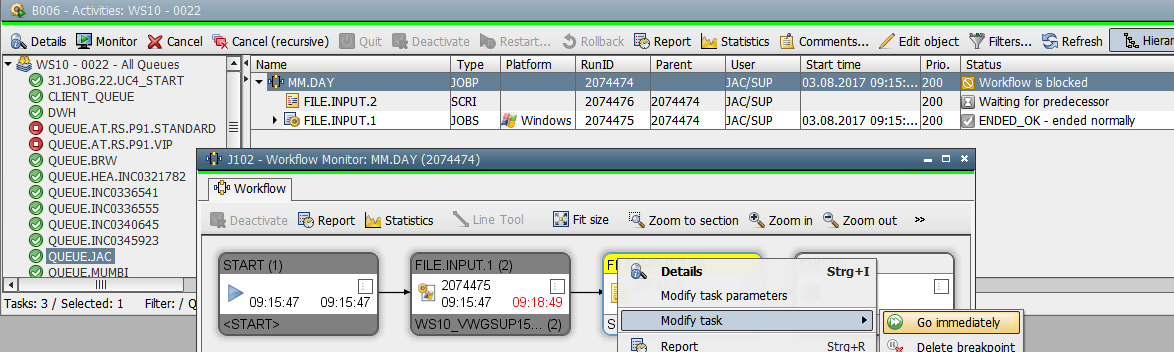 Scripting Break Points in Workflows | Automic Workload Automation