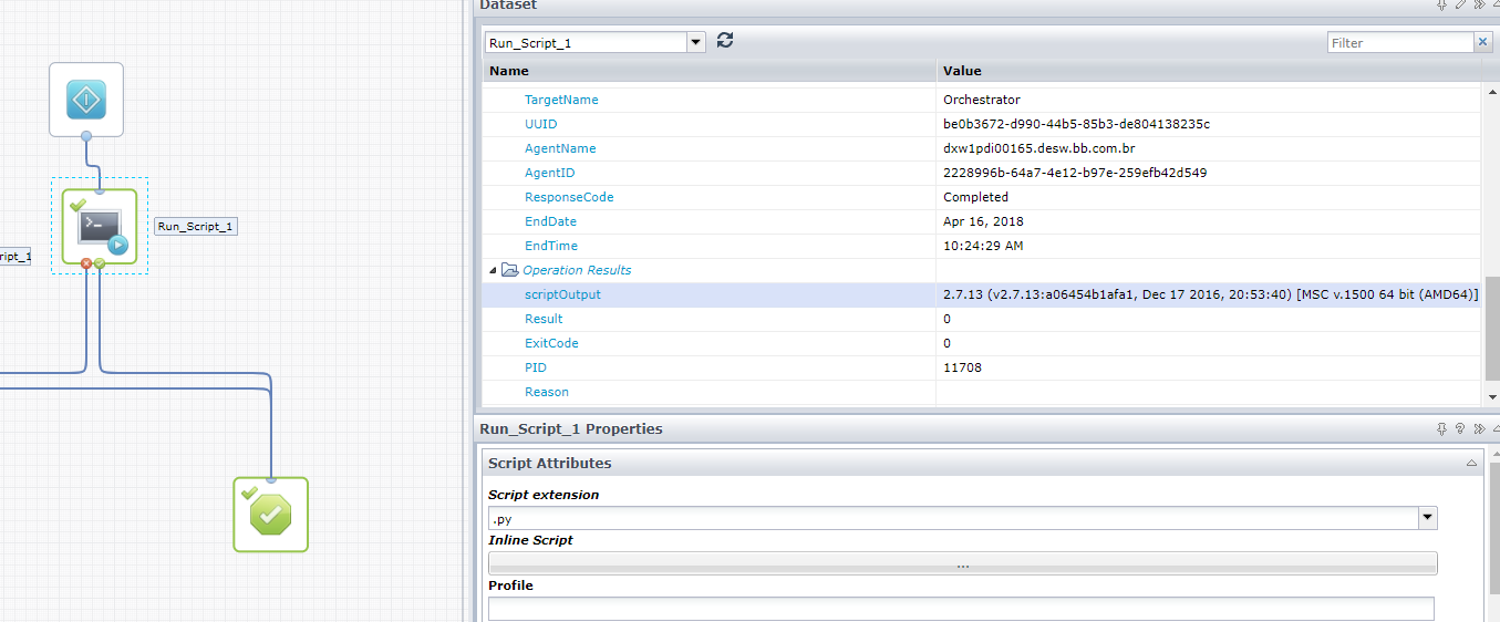 Python scripts in ITPAM | IT Process Automation