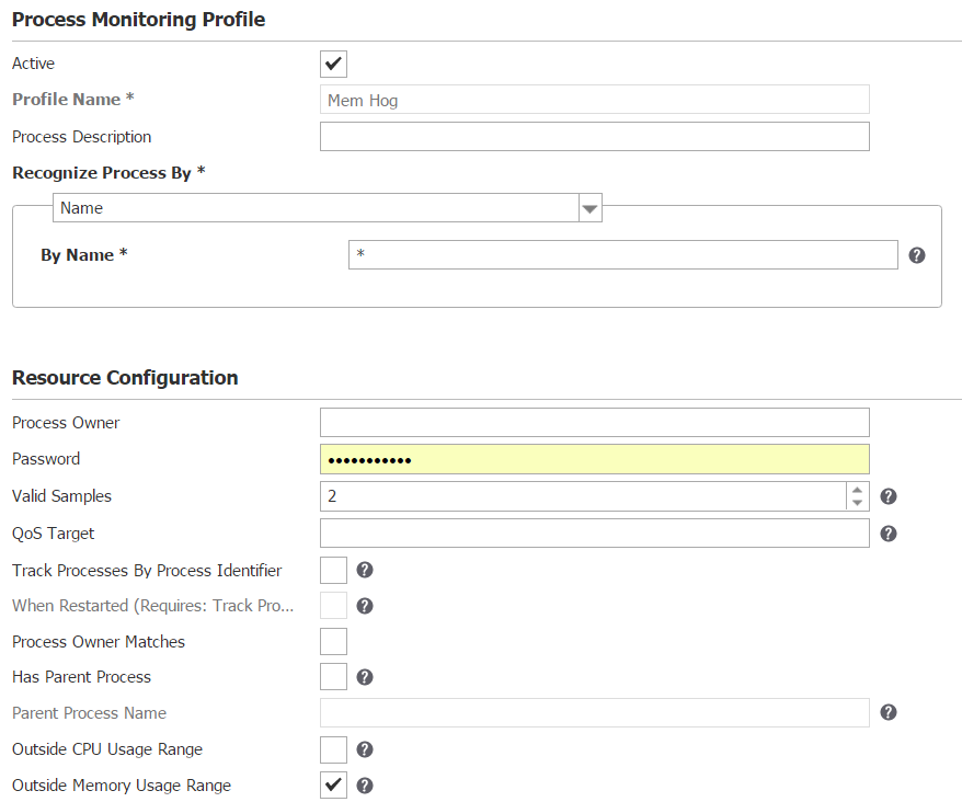 CA UIM - Top Memory Consumed Processes | DX Unified Infrastructure Management
