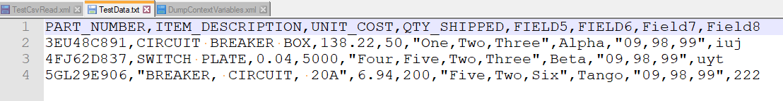 Problem Parsing CSV File in GEL Script | Clarity
