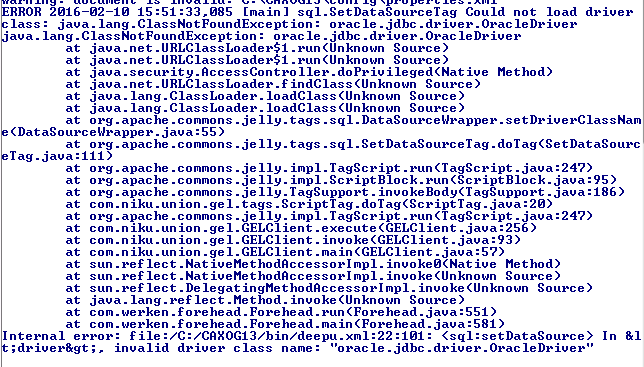 Unable to get connection , Data Source Invalid | Clarity