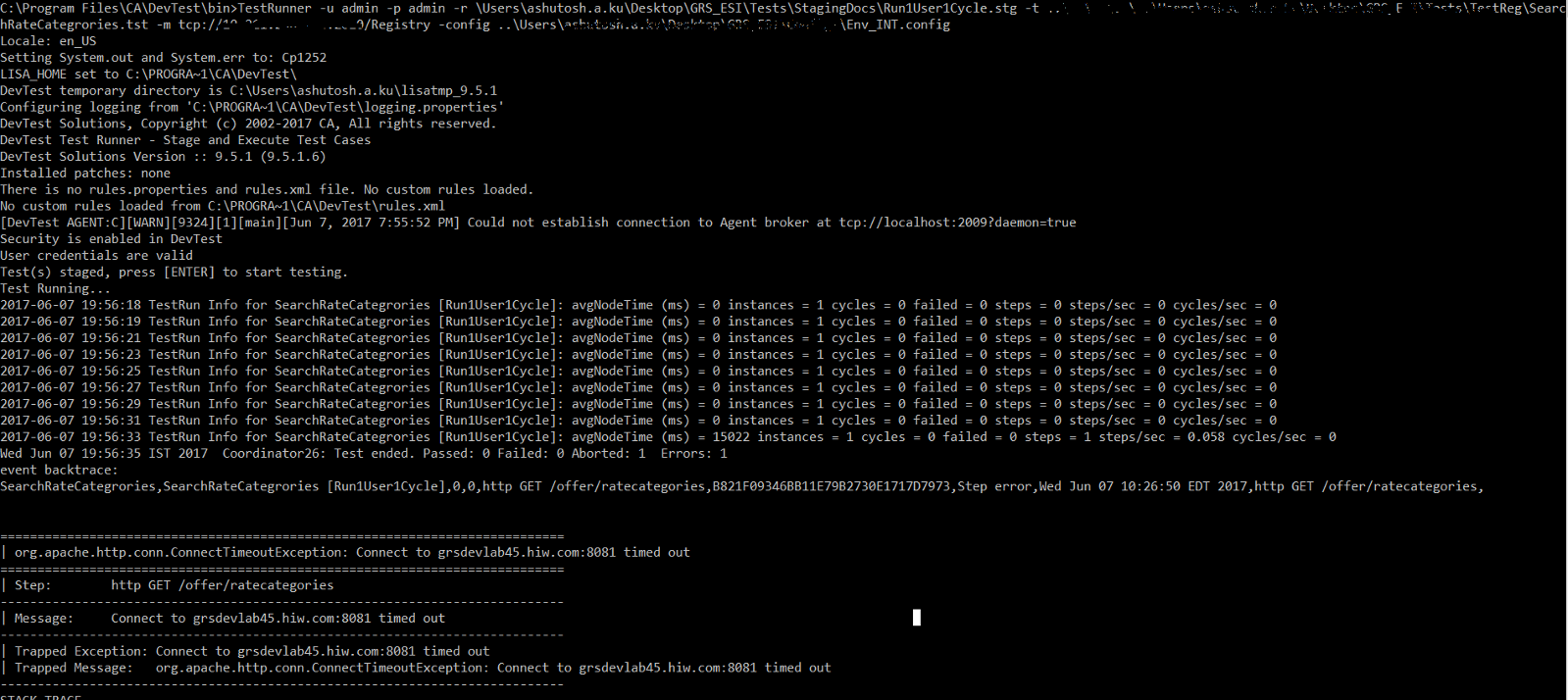 Getting org.apache.http.conn.ConnectTimeoutException: Connect to hostname:port timed out error ...