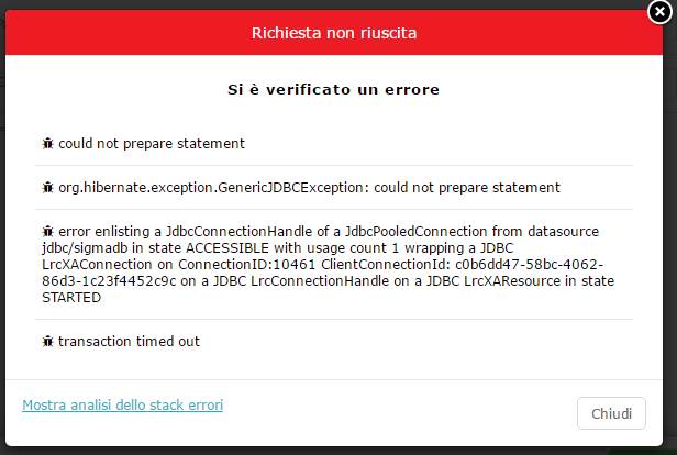 Identity Portal - GenericJDBCException: could not prepare statement | Symantec IGA