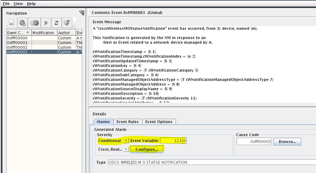 Event Disposition config question - Dynamic Severity | DX NetOps